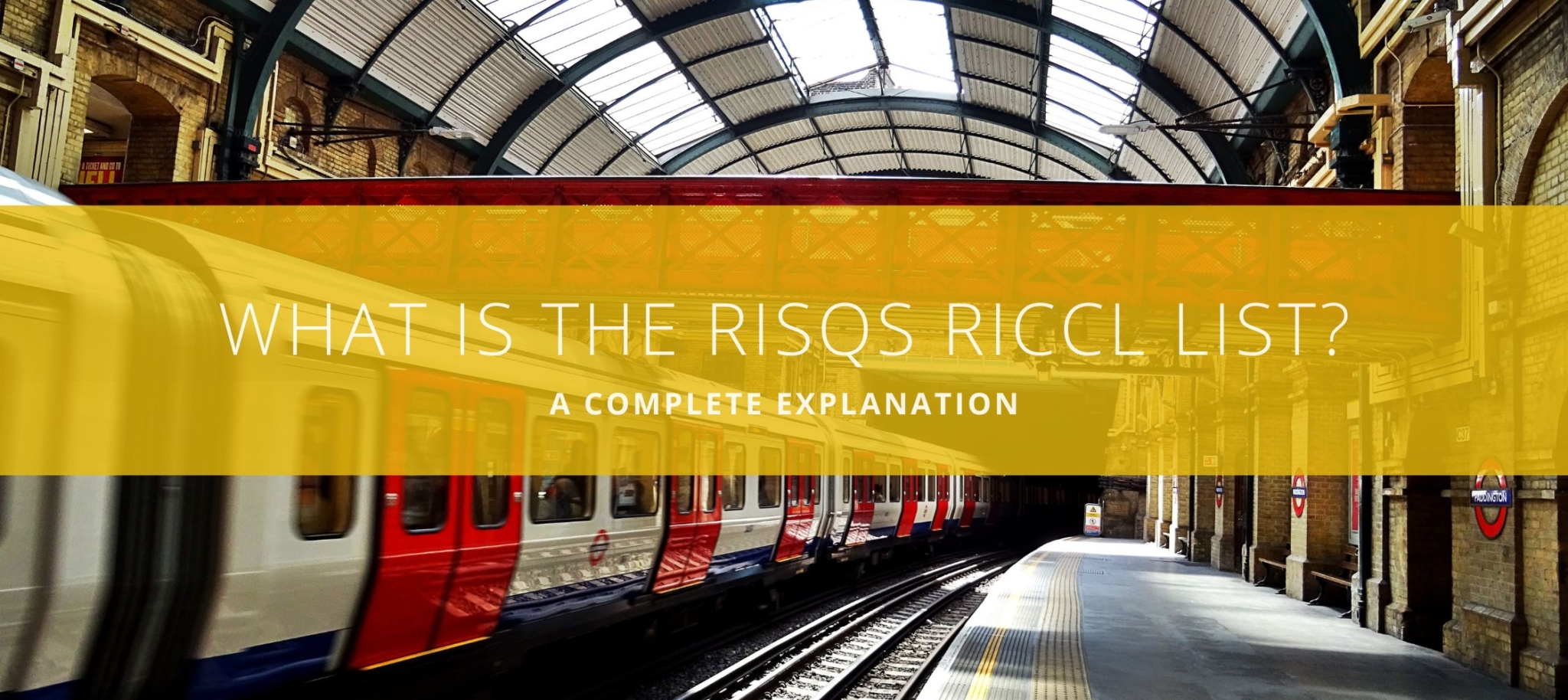 What is the RISQS RICCL List? - Simpson Consultancy